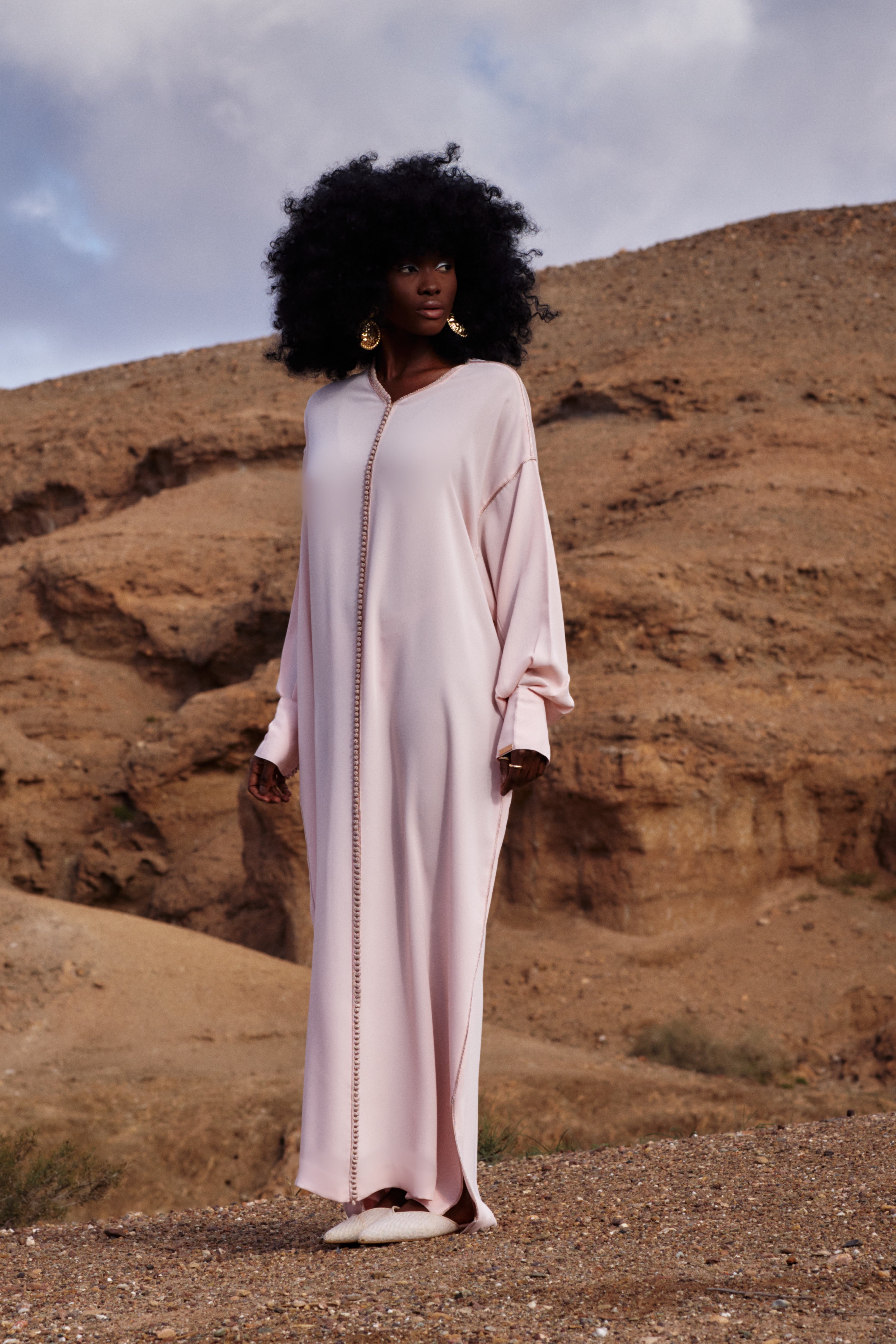 Malak Dress Soft Pink – SALAM