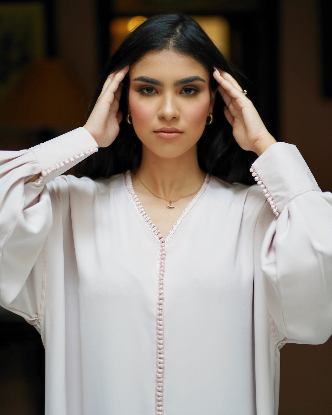 Malak Dress Soft Pink – SALAM